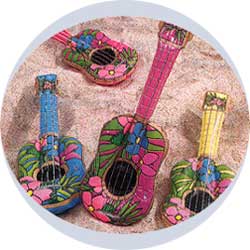 Inflatable Ukulele for a Luau Party or Hawaiian Party